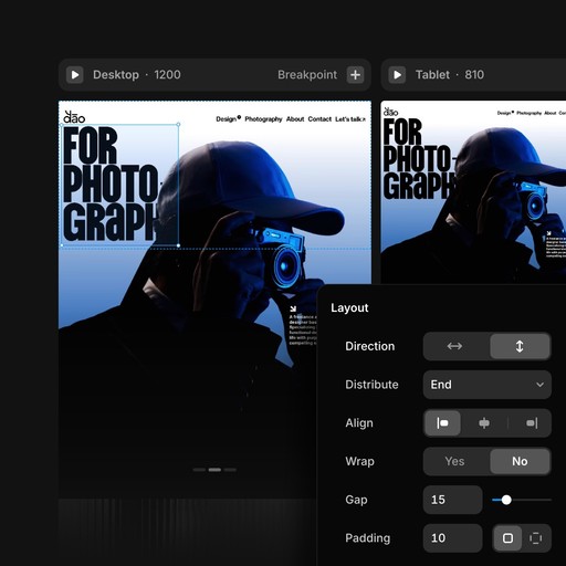 Free UI/UX Design Tool – Create & Prototype Interfaces Online – Framer