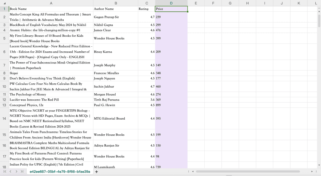 Extracting Specific Data from a Cell in Excel with Powerdrill AI