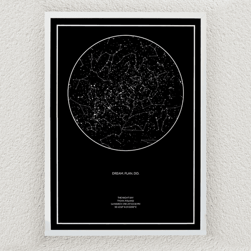 Night Sky Museum Grade Prints - The Night Sky - Custom Star Map