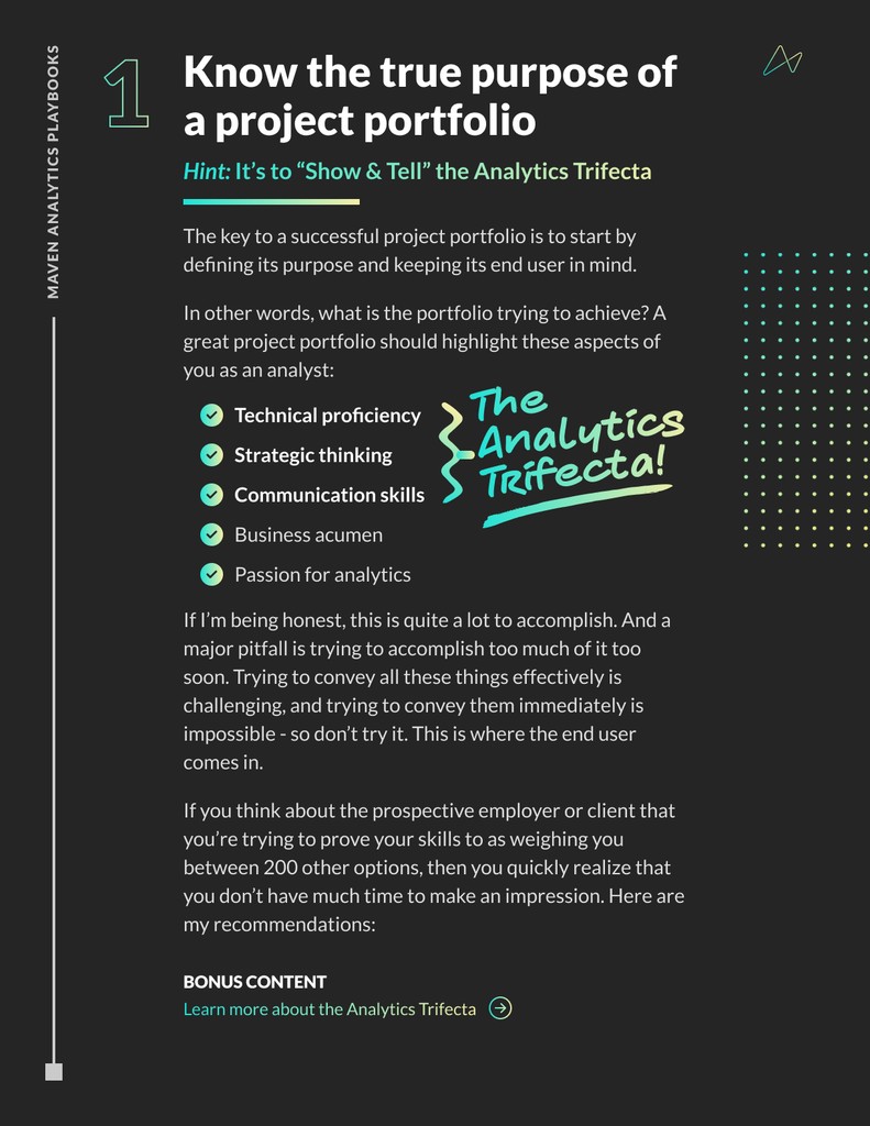 FREE DOWNLOAD | How to Build A Strong Data Analyst Portfolio | Maven ...