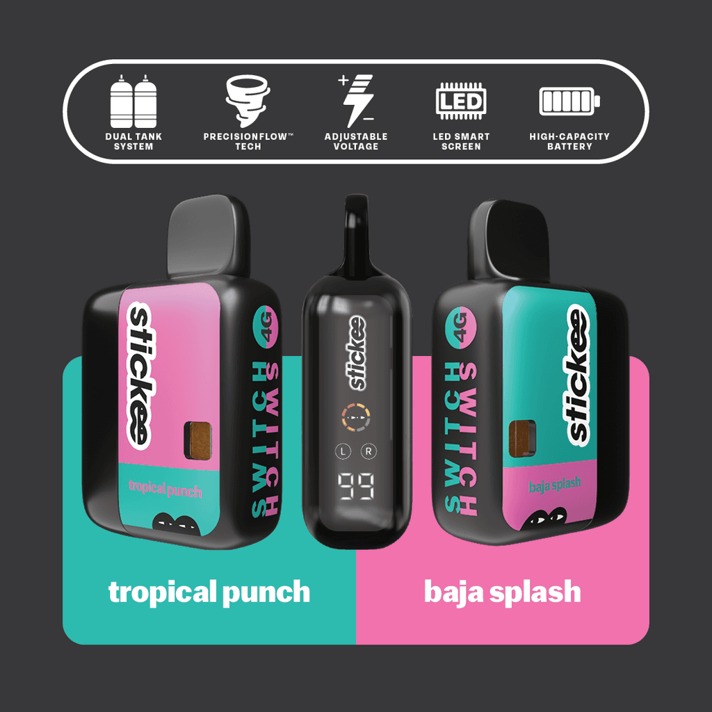 Stickee 4G Switch | Tropical Punch + Baja Splash | Live Resin x ...
