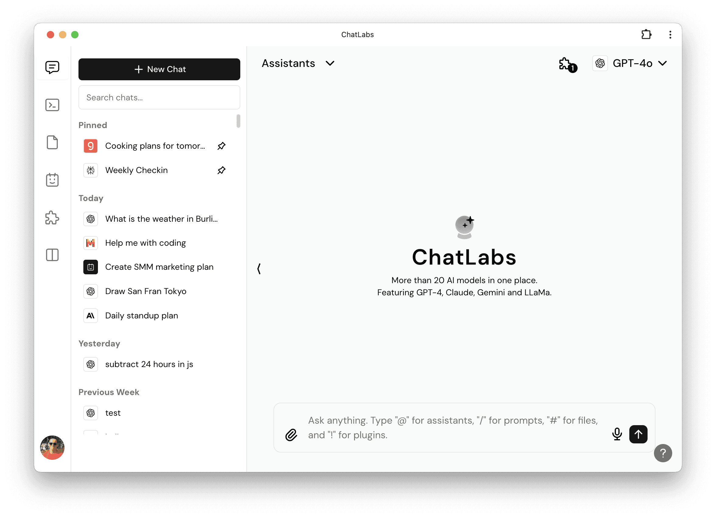 ChatLabs - All the Best AI Models in One Place