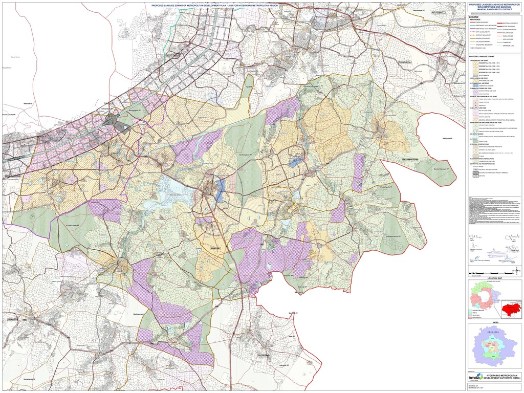 VMRDA 2041 & HMDA 2031 Master Plans | RRR Alignment Map - Charan Group