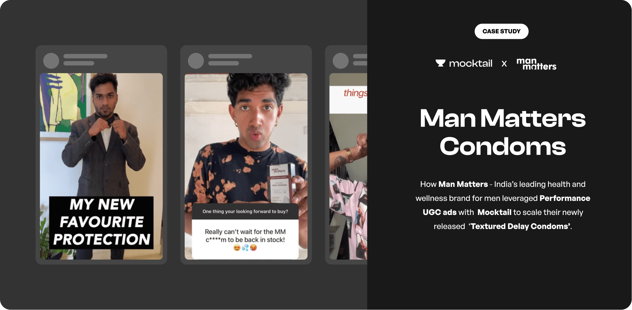 Mocktail Agency - Thumb stopping UGC ads for cool D2C brands