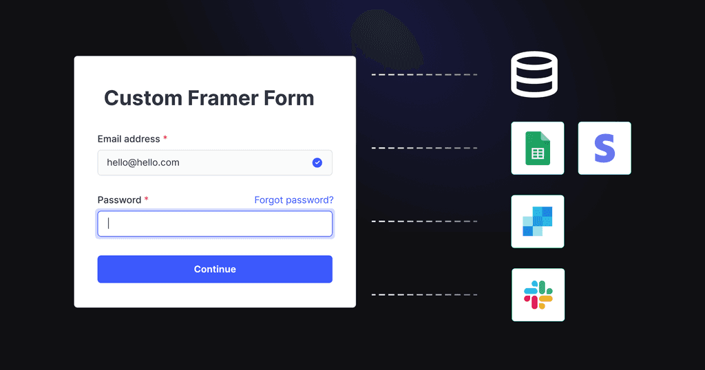 How To Send Your Framer Form Data to a Custom Backend With Buildship