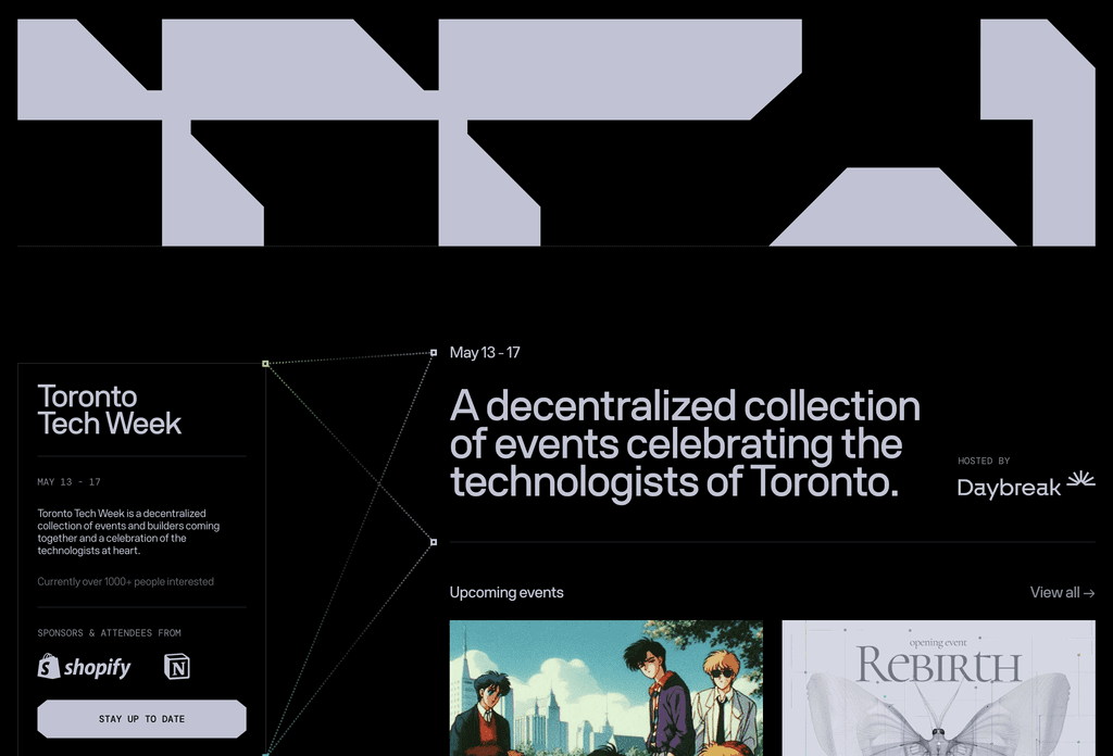 Dark Themed Web Design Inspiration
