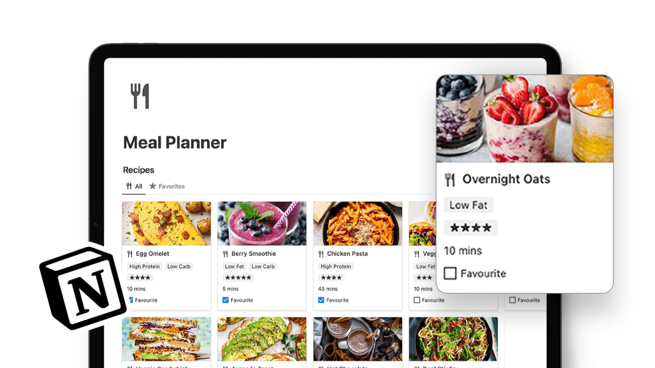 10 Best Notion Meal Planner Templates - Solt Wagner
