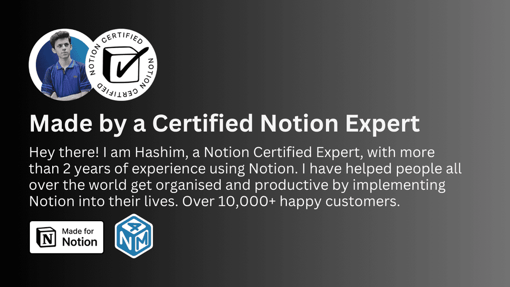 Advanced Project Manager - Notion4Management