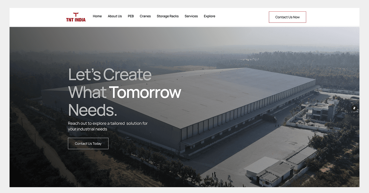 TNT India – Tippers and Trailers India Pvt. Ltd. | PEB, Eot Cranes ...