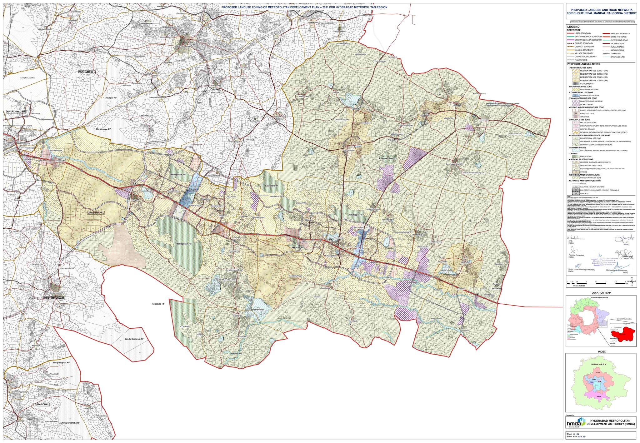VMRDA 2041 & HMDA 2031 Master Plans | RRR Alignment Map - Charan Group