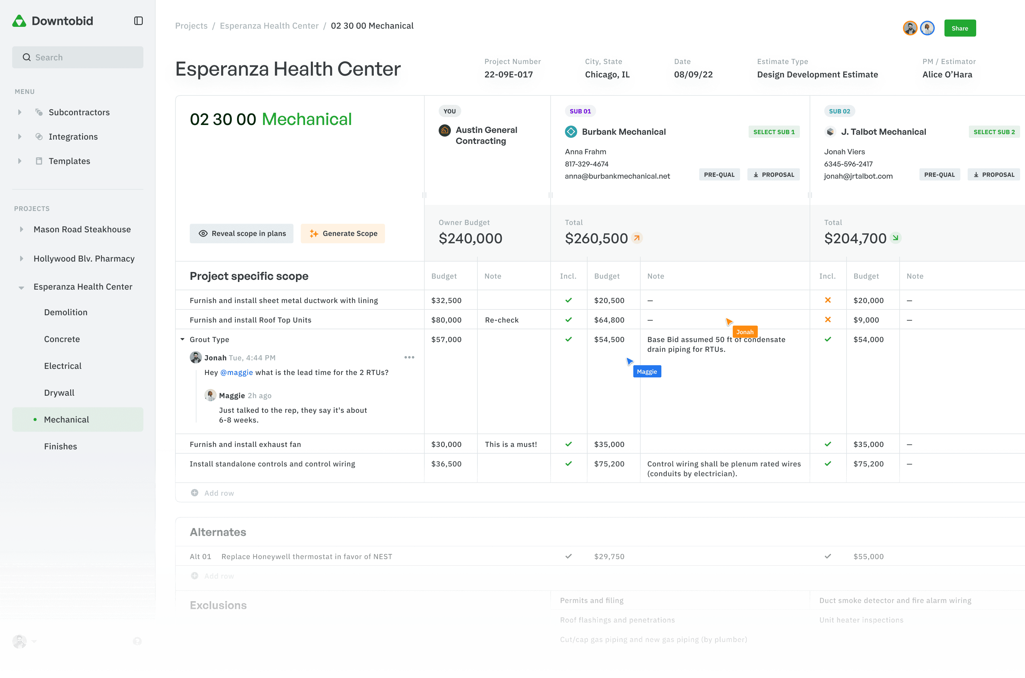 Downtobid - Supercharge Your Estimating with AI-Driven Bid Management