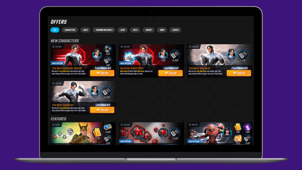 Scopely Webshop: Web Store Learnings From Marvel Strike Force | Sanlo