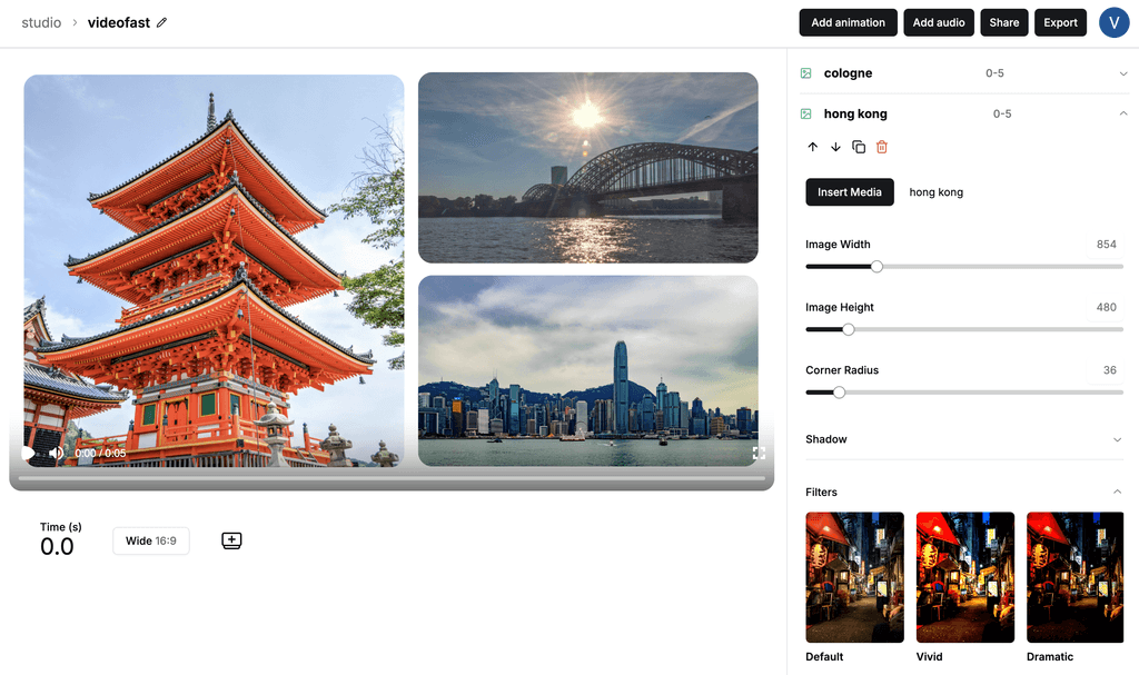 VideoFast: Super Easy to Use Online Video Editor