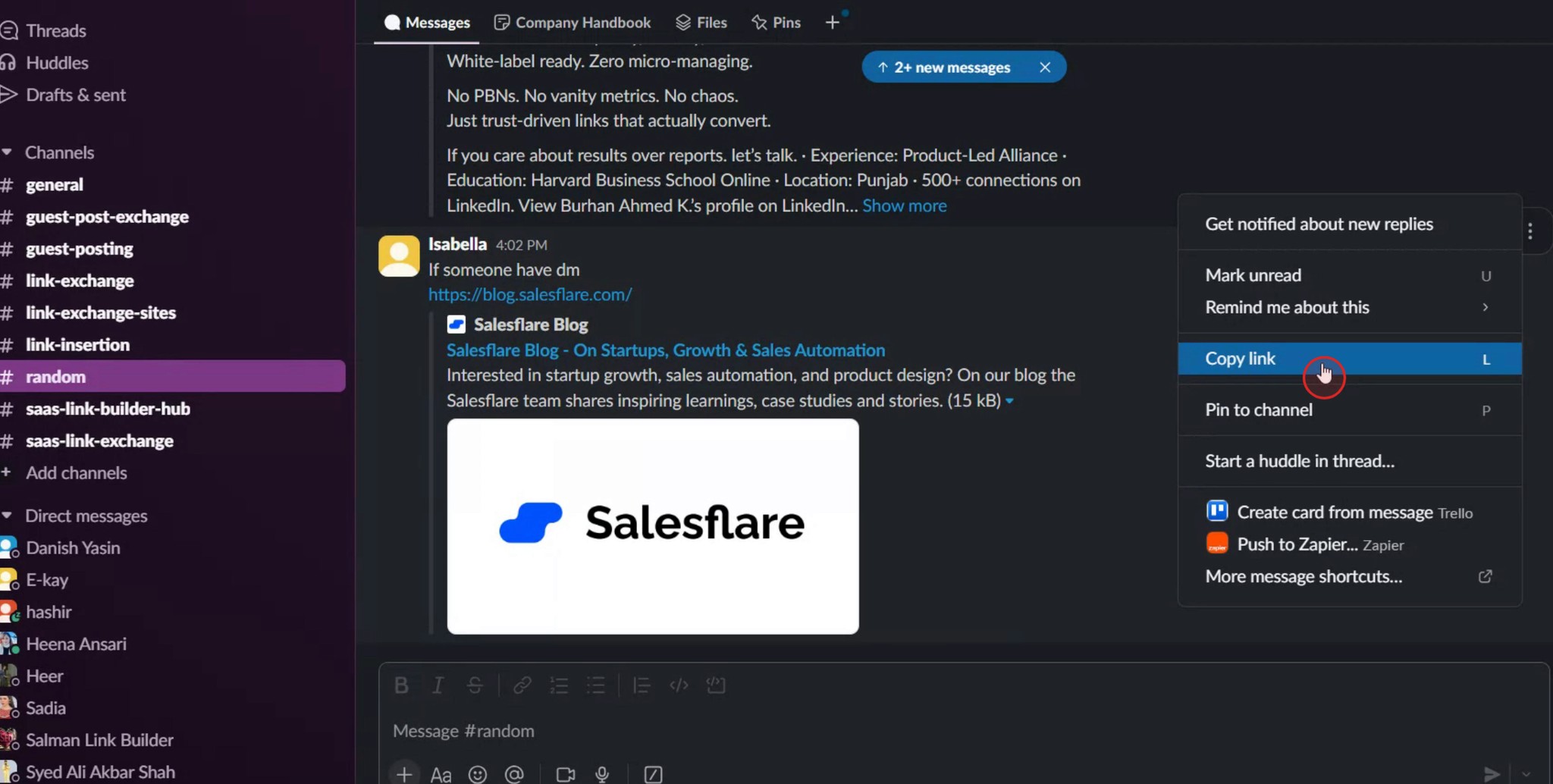 How to Quote in Slack - 1 minute video guide