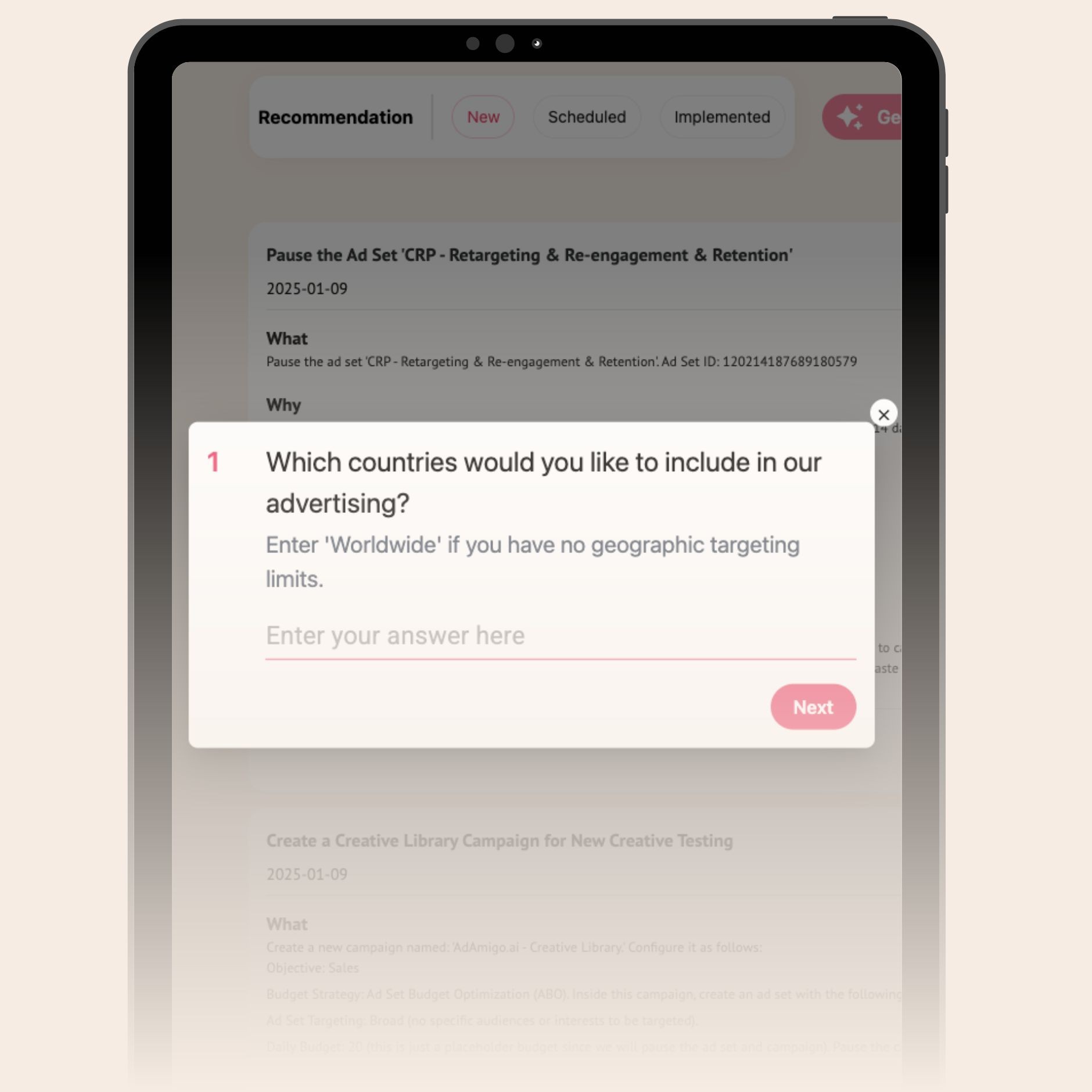 Adamigo | AI Media Buyer & Automated Meta Ads Platform