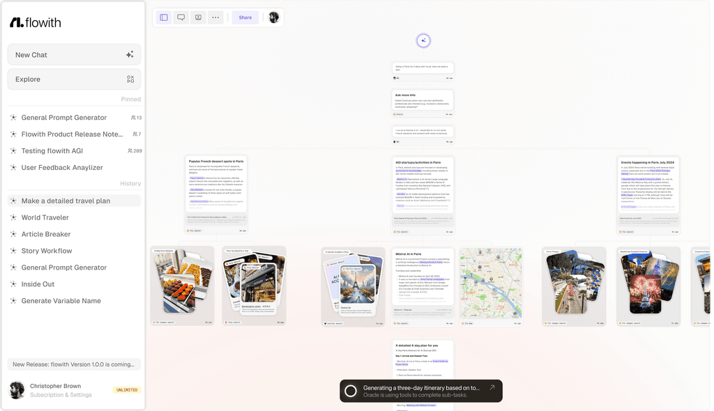 Flowith - AI for Deep Work