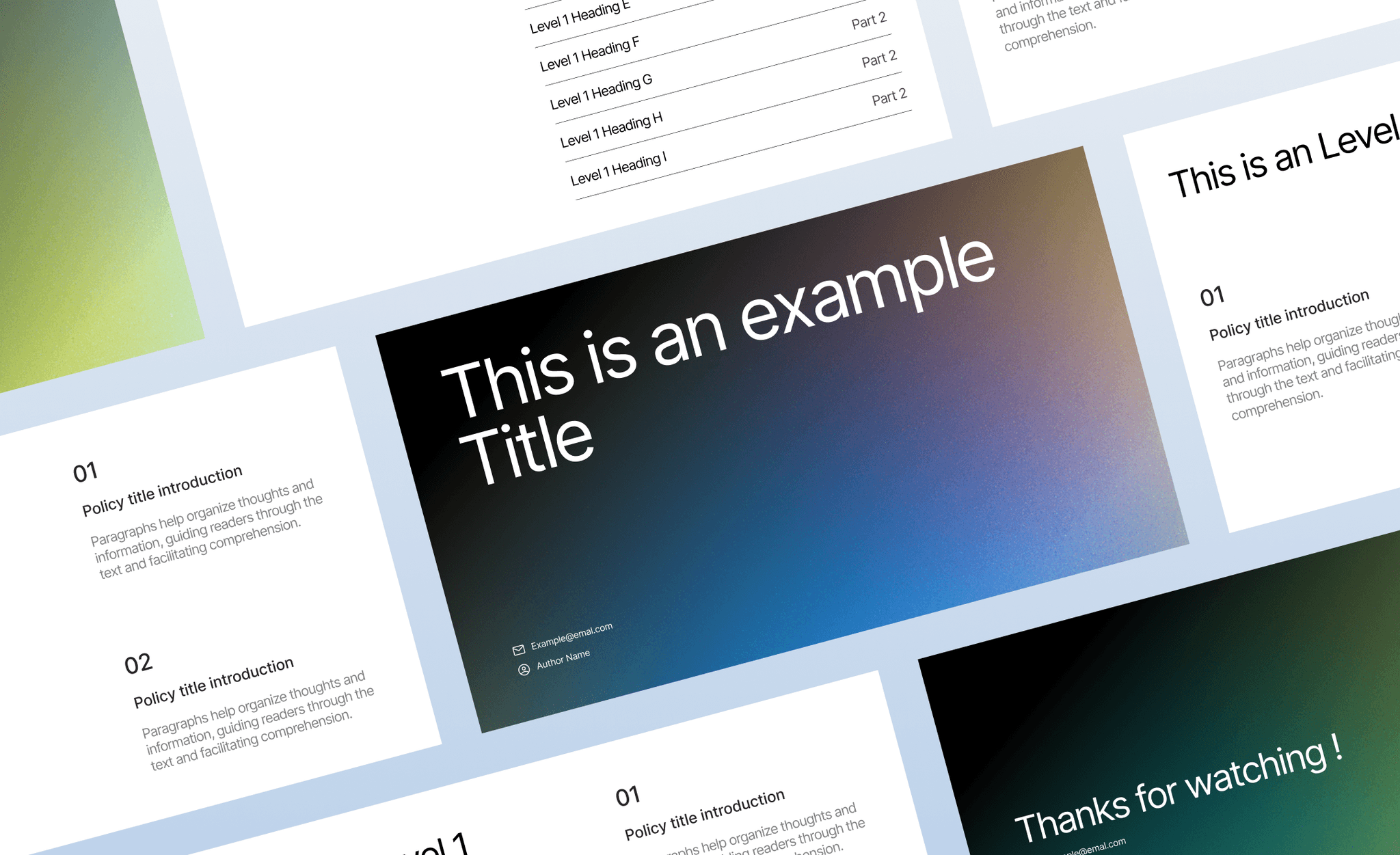Free AI Presentation Maker from Excel, CSV, PDF, Word