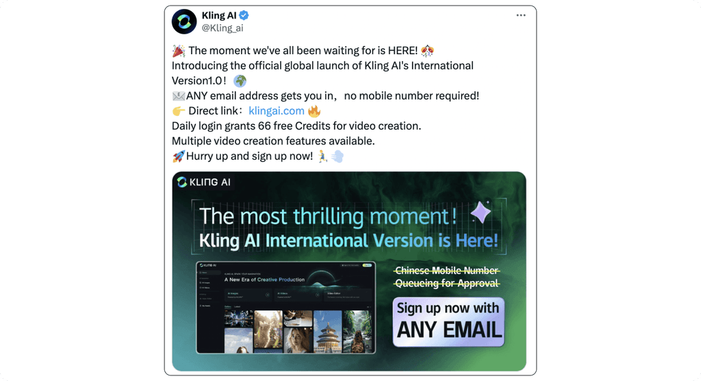 Get Access to Kling AI, the Sensational Chinese Text-to-Video Model