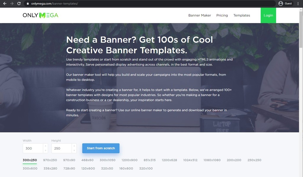 How to Make a Banner in HTML? Free HTML 5 Banner Templates — Viewst