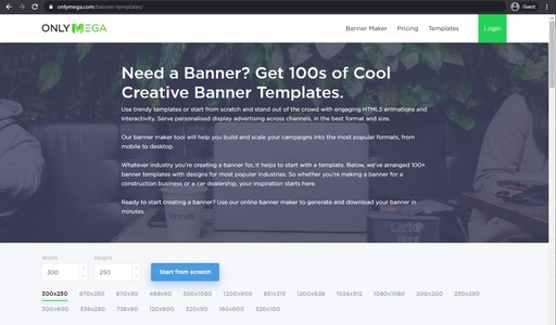 How to Make a Banner in HTML? Free HTML 5 Banner Templates — Viewst