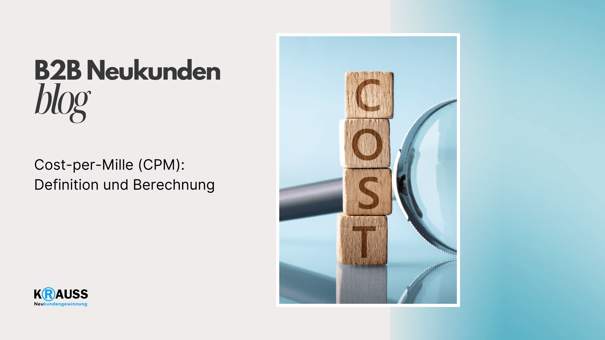 Cost-per-Mille (CPM): Definition und Berechnung