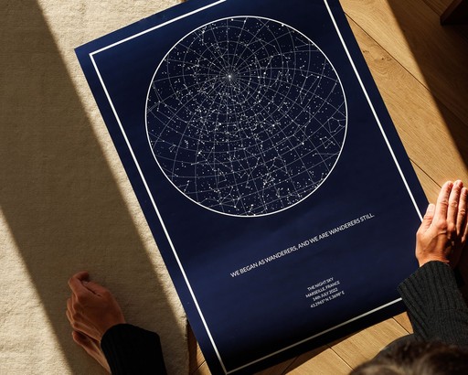 Night Sky Museum Grade Prints - The Night Sky - Custom Star Map