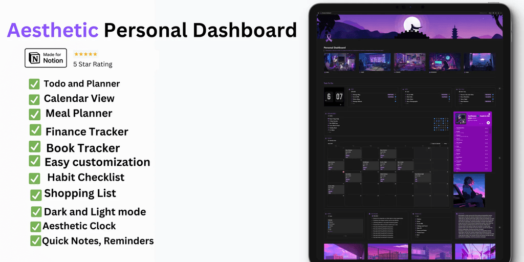 50 Best Notion Dashboards for 2025 (Paid & Free)