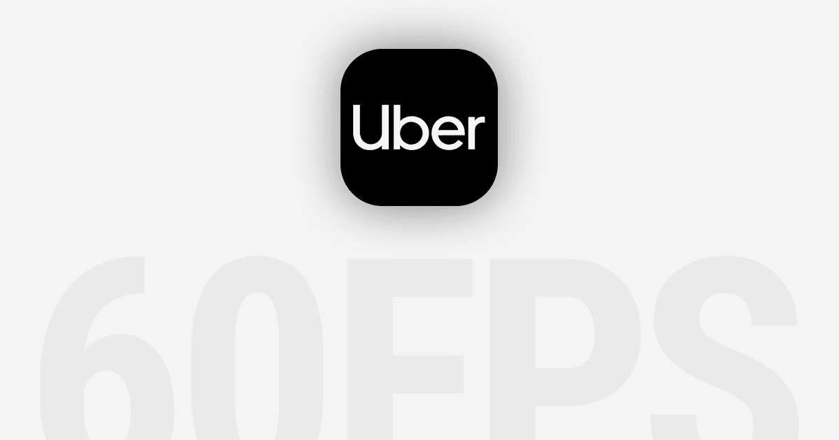 Uber iOS App UI/UX design animation – 60fps