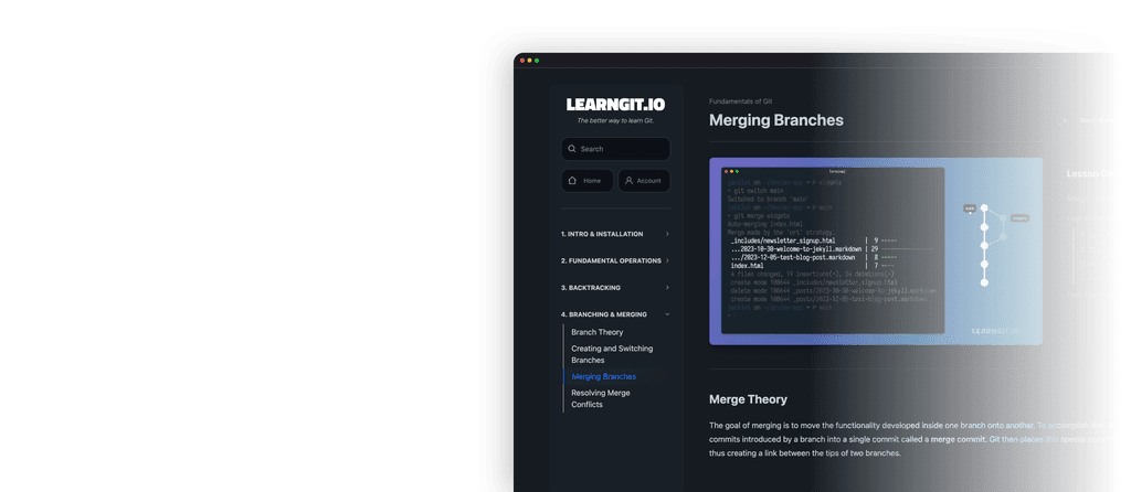 LearnGit.io | The better way to learn Git