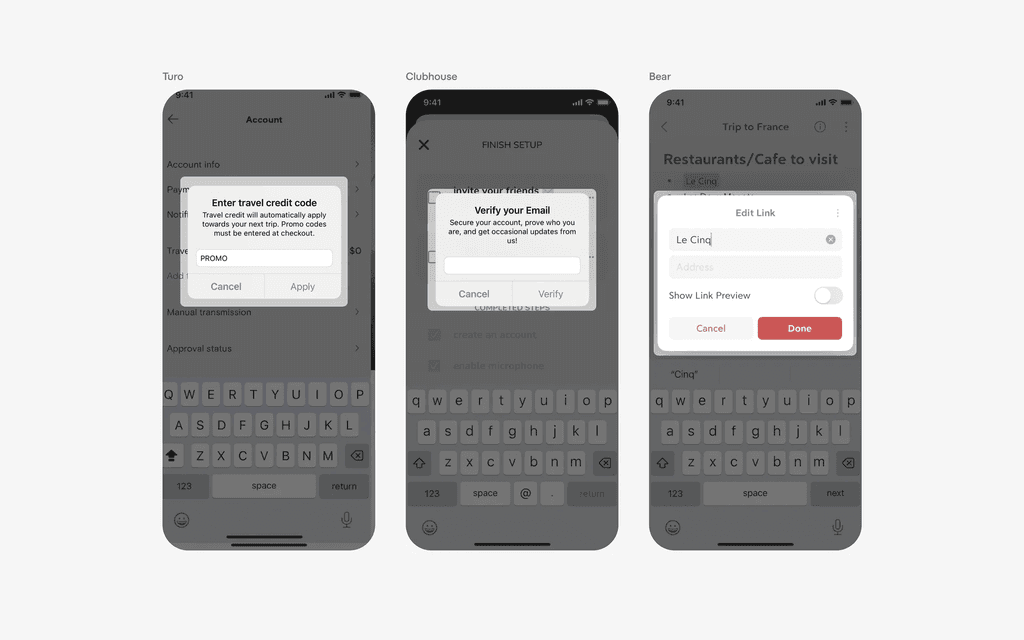 Dialog UI Design: Best practices, Design variants & Examples | Mobbin ...
