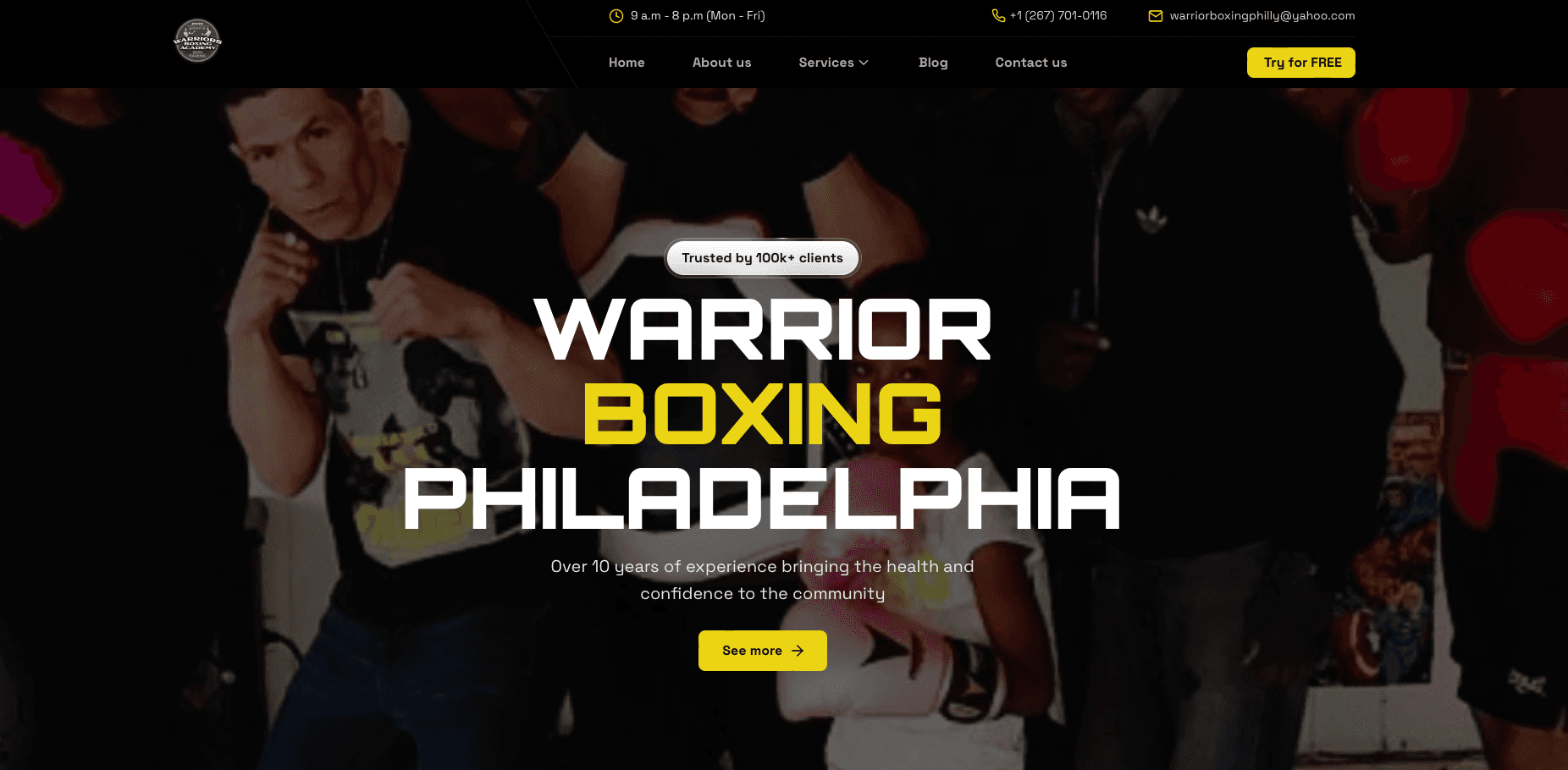 Warrior Boxing Academy - Philadelphia Boxing Gym