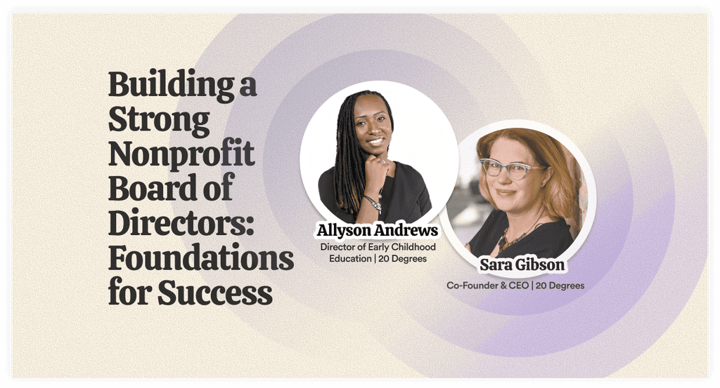 Building a Strong Nonprofit Board of Directors: Foundations for Success ...