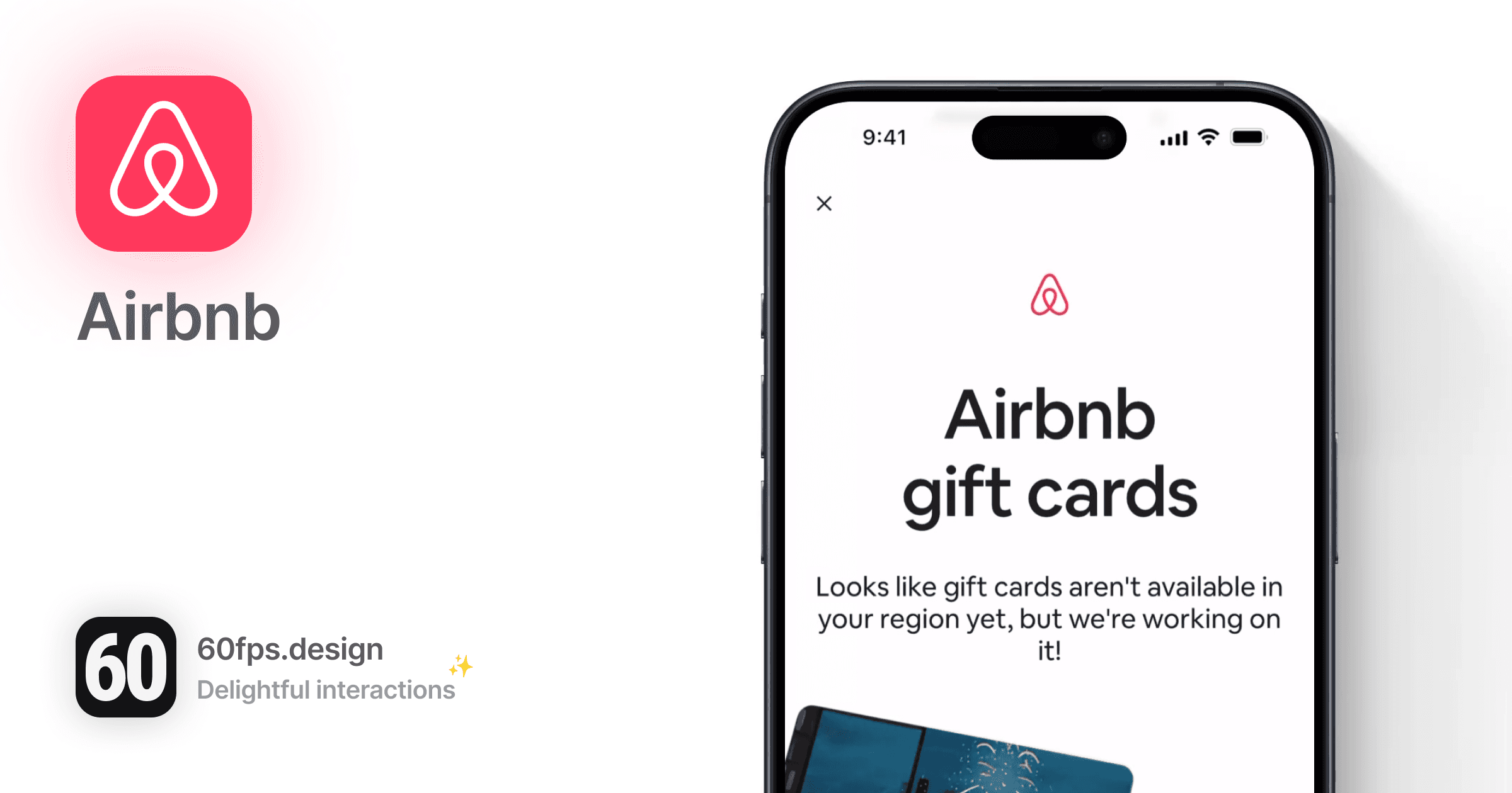 Airbnb iOS App UI/UX animation