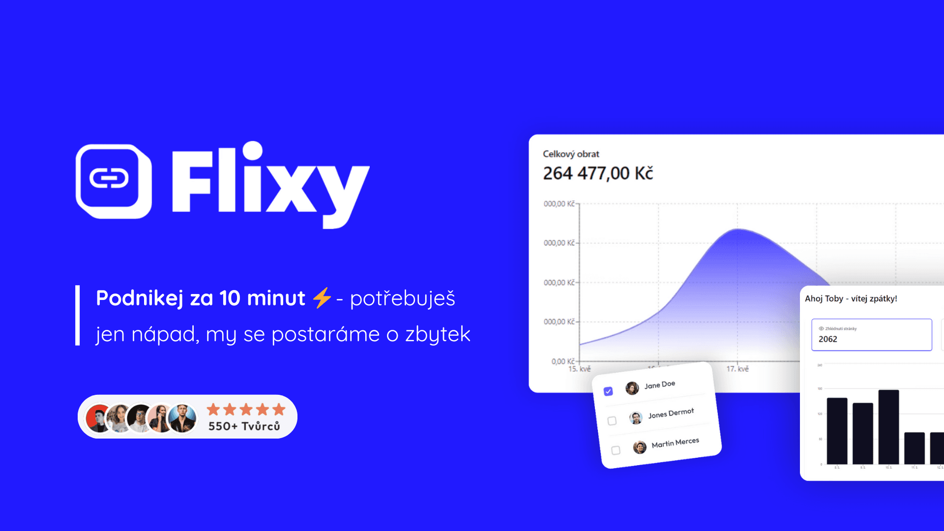 Flixy.cz | Spusťe své předplatné už za 10 minut s poplatkem 1%