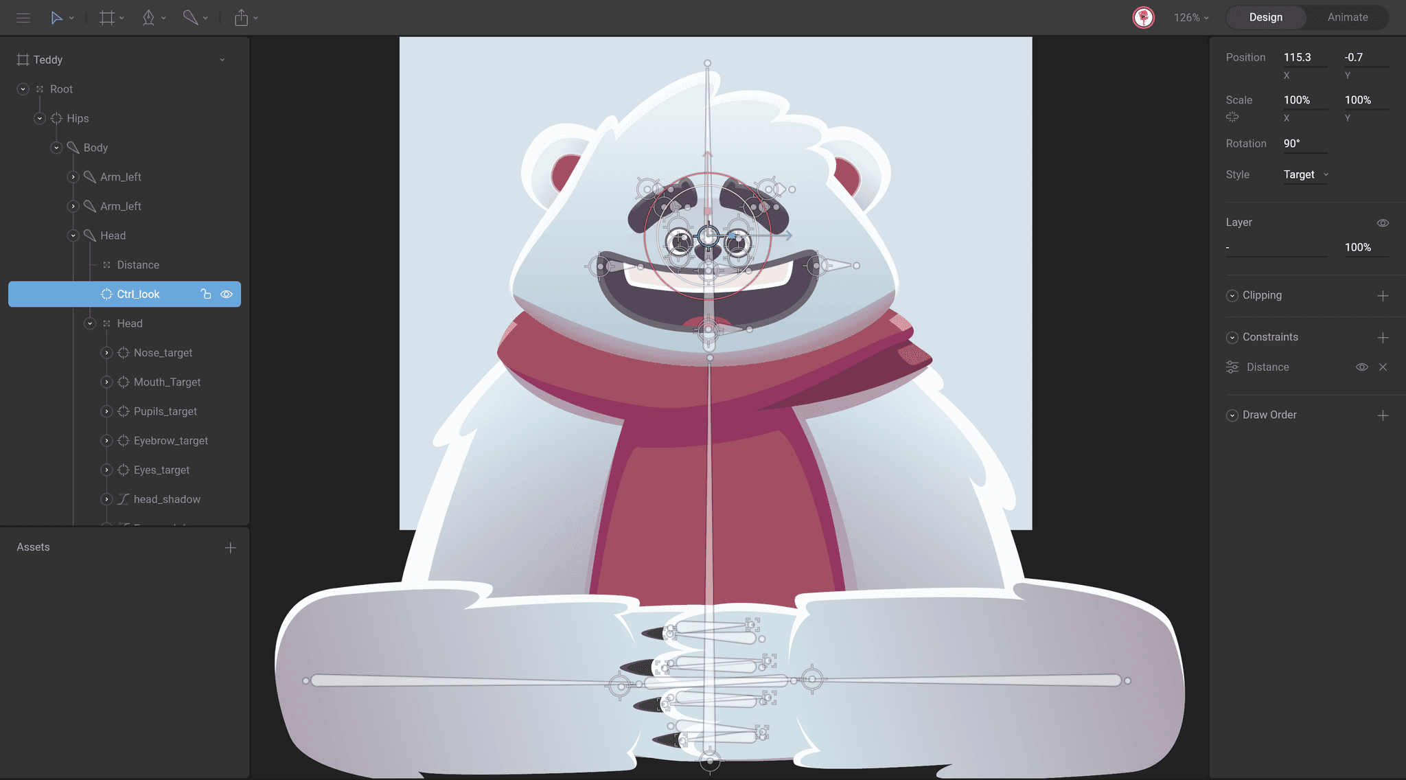 Animated login screen design