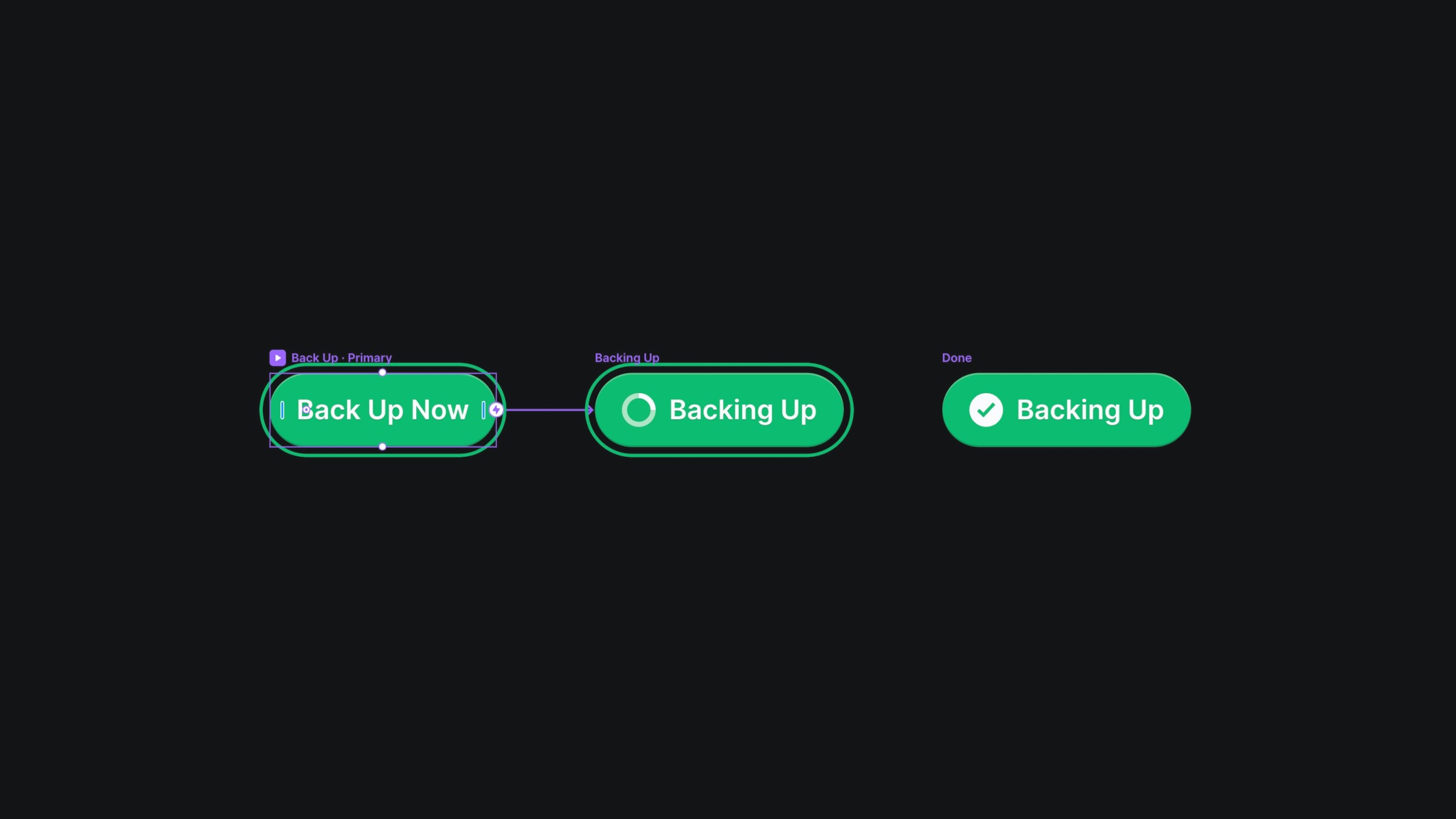 Backup Button Animation in Framer - Framer Resource