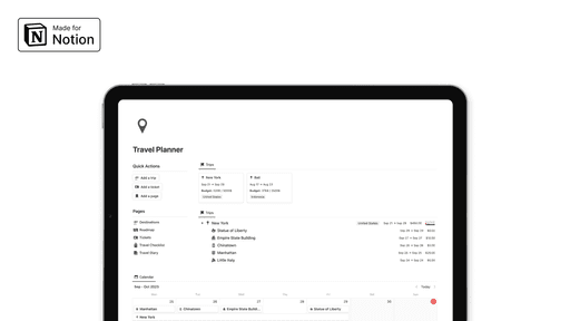 The 10+ Best Notion Travel Templates - Solt Wagner