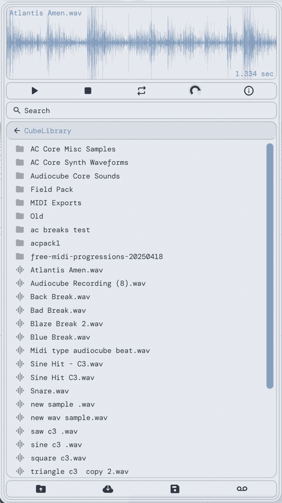 Audiocube: 3D sound creation