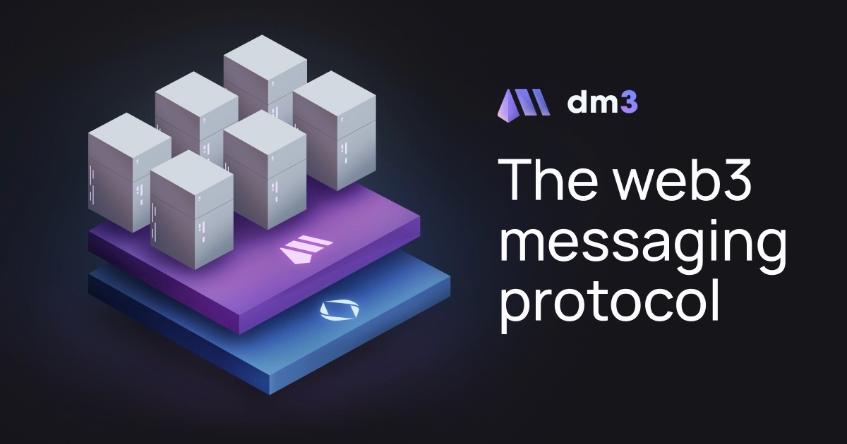 How dm3 messaging protocol works - web3 messaging explained
