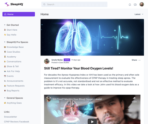 CPAP Reporting Platform + Community | SleepHQ