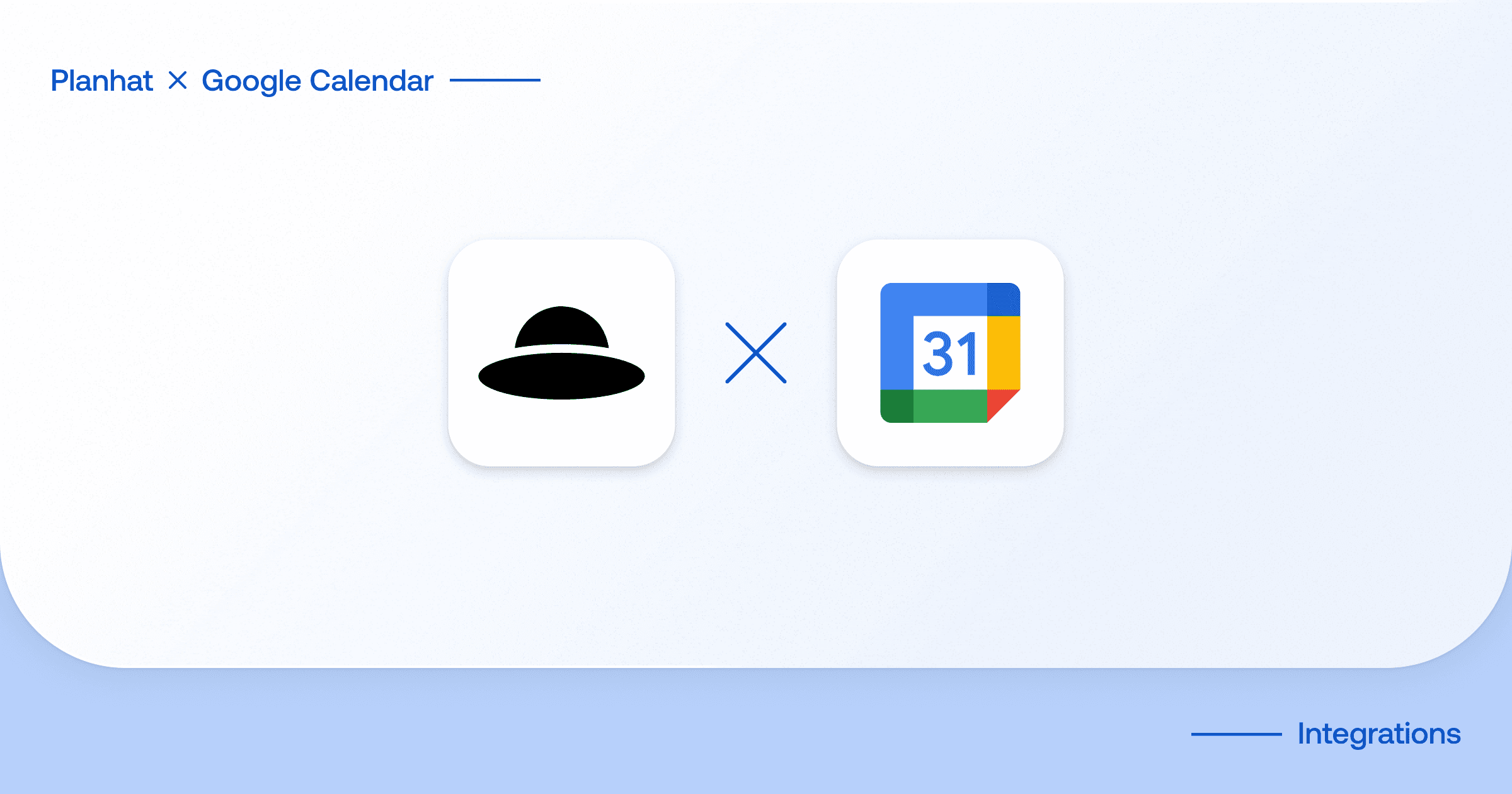 Integrations | Google Calendar