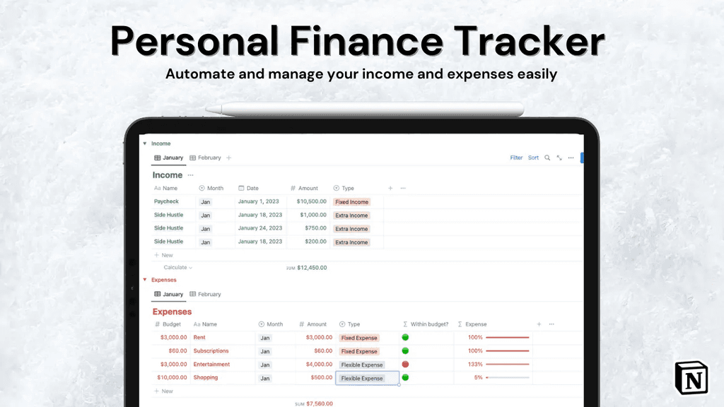 50 Best Notion Finance Tracker Templates for 2025 (Paid & Free)