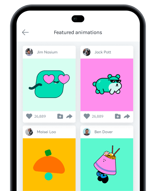 LottieFiles Mobile App - Download for iOS and Android devices