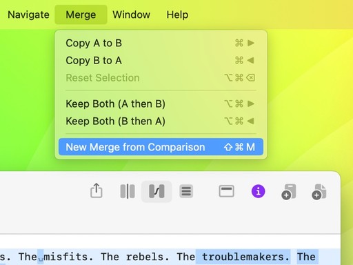 Git Diff and Merge Tool and Text Comparison | Kaleidoscope