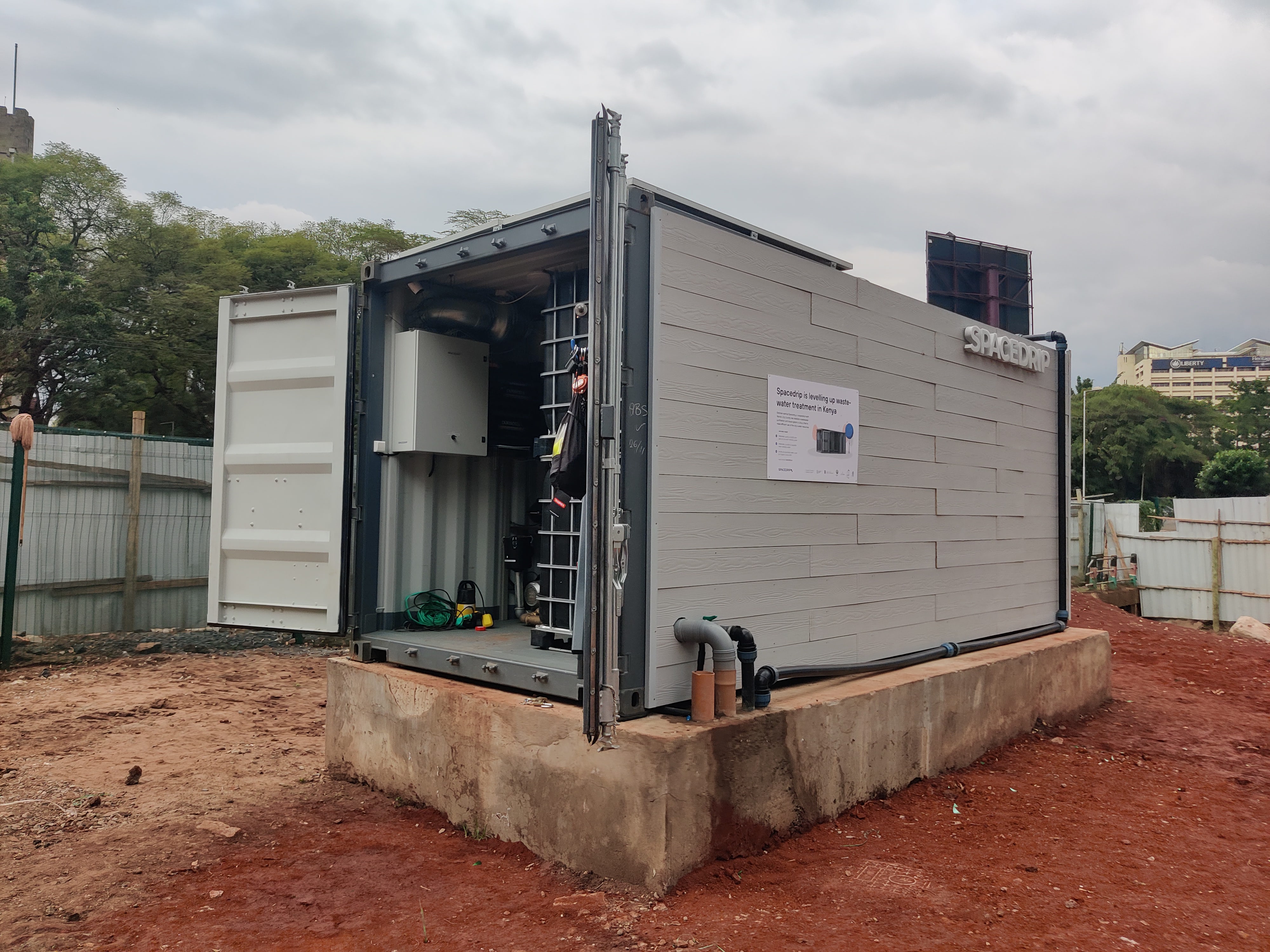 Spacedrip Modular | Wastewater treatment with water reuse