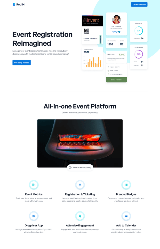 Landify UI – Figma Landing Page UI Kit for Modern Websites