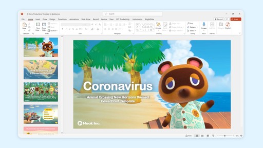 Animal Crossing New Horizons Template - D Story