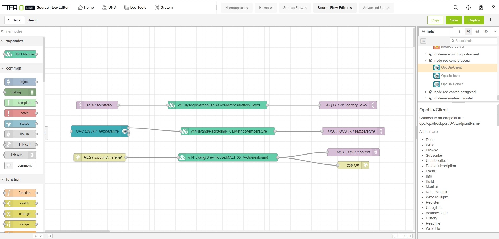 Tier0｜工业数据的统一命名空间