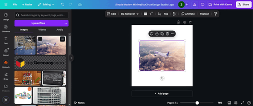How to replace image on Canva - 1 minute video guide