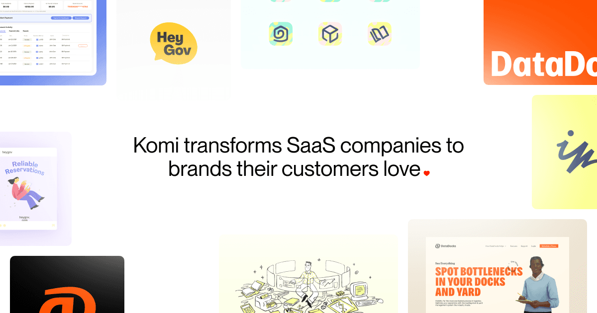 Komi | Branding for SaaS Companies